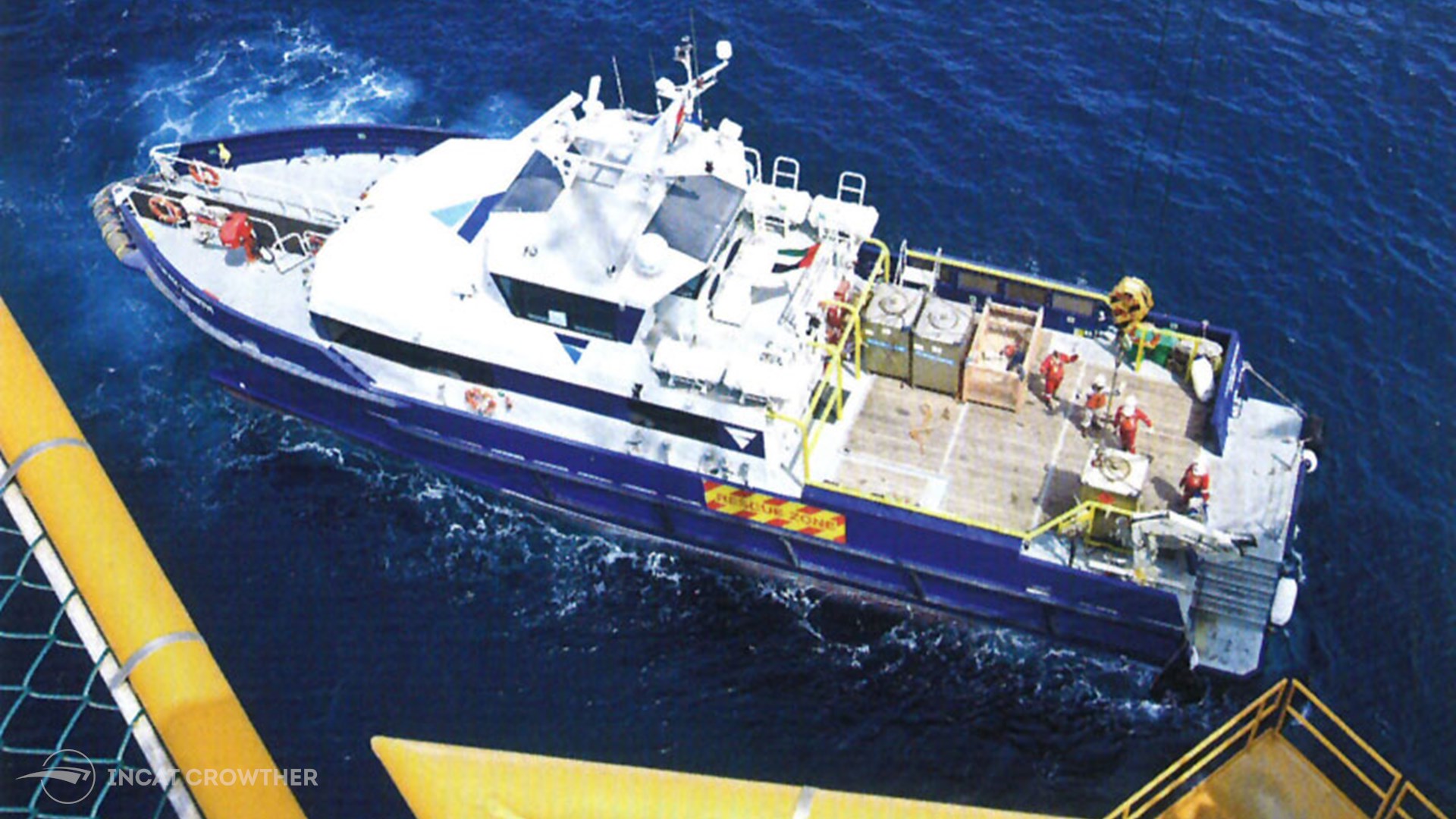 28m Wave Piercing Catamaran Crewboat | Incat Crowther